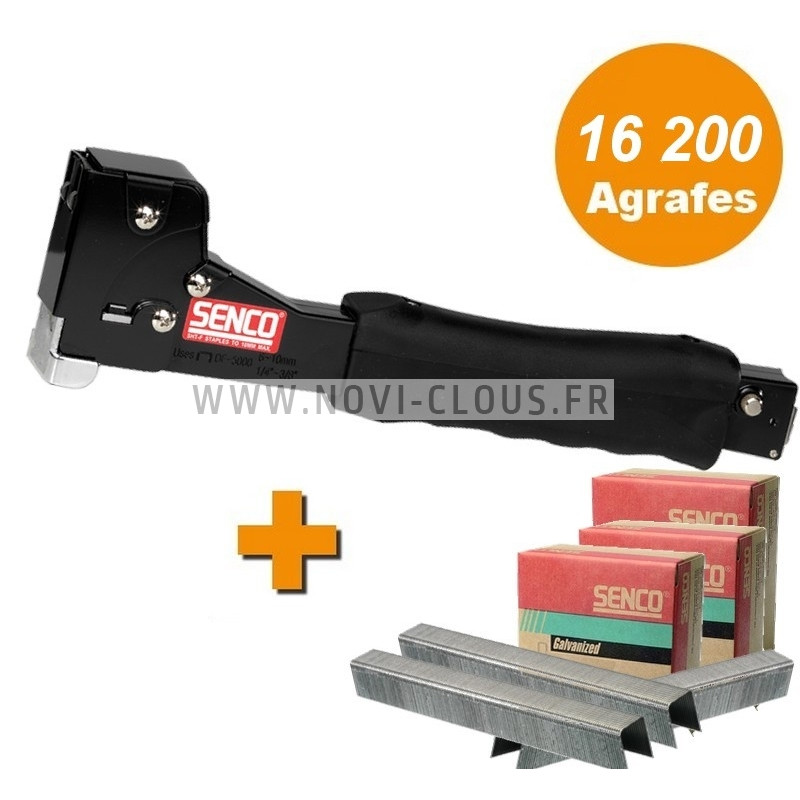 MARTEAU AGRAFEUR SENCO SHT-F PAS CHER POUR AGRAFES 6 à 10 mm