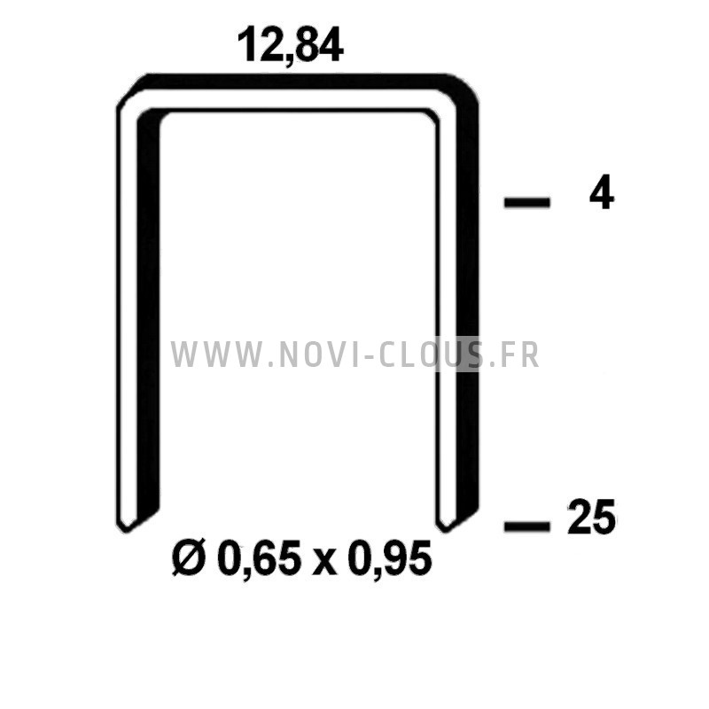 Agrafe Galva et Inox pour agrafeuse pneumatique Senco, Makita, Alsafix